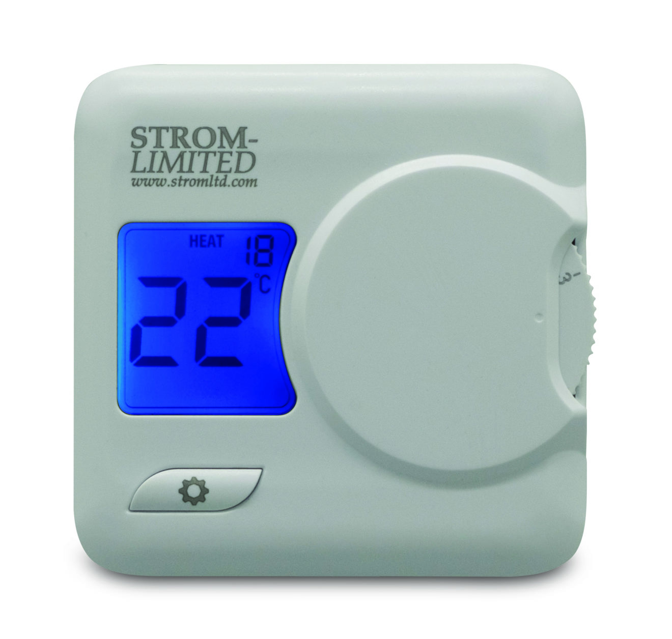 Strom 3 wire LCD Electronic room stat SSRTEL07 - MPH