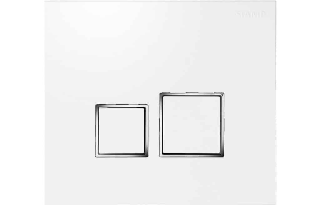 Square Flushplate - White - MPH