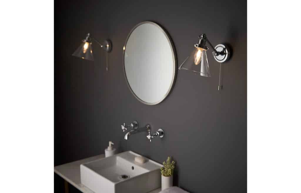 Pyramid Wall Light - Chrome - MPH
