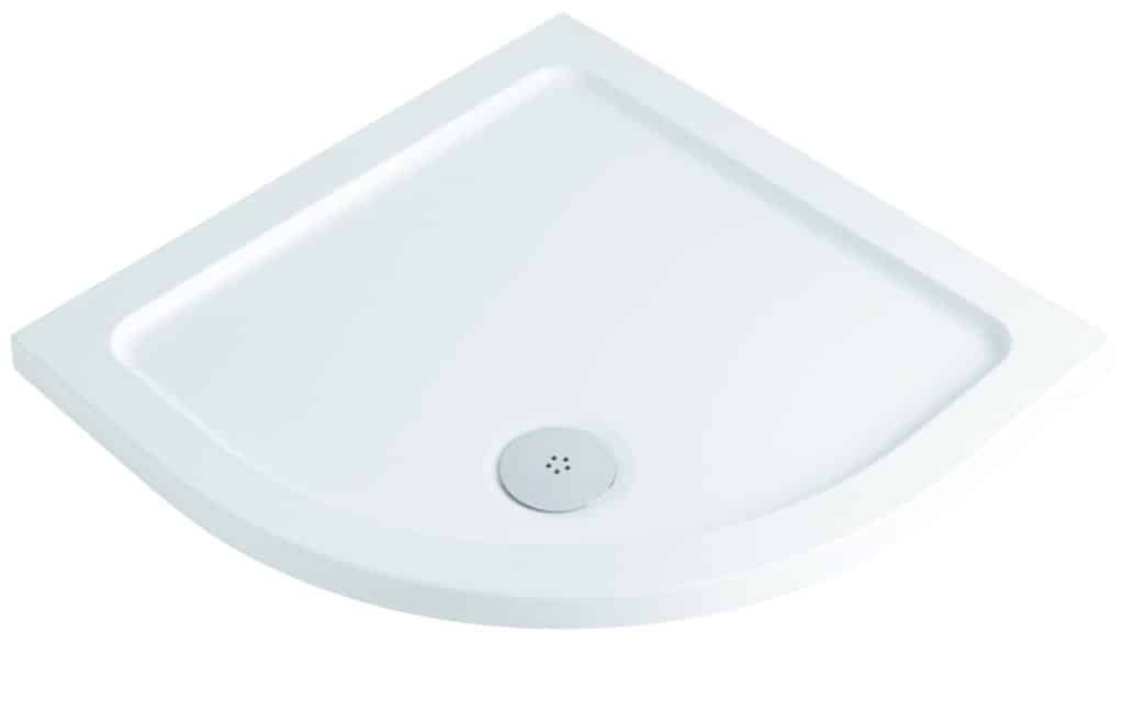 40mm Low Profile 900x900mm Quadrant Tray & Waste - MPH