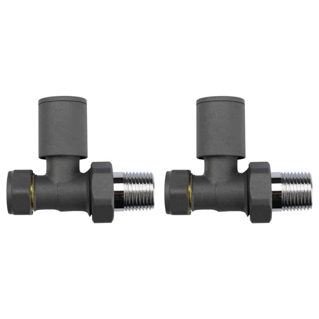 Eco Rail Antracite Cylindrical Valves - MPH