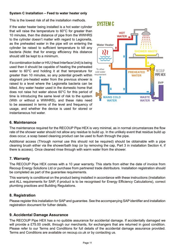 Recoup Pipe HEX - MPH